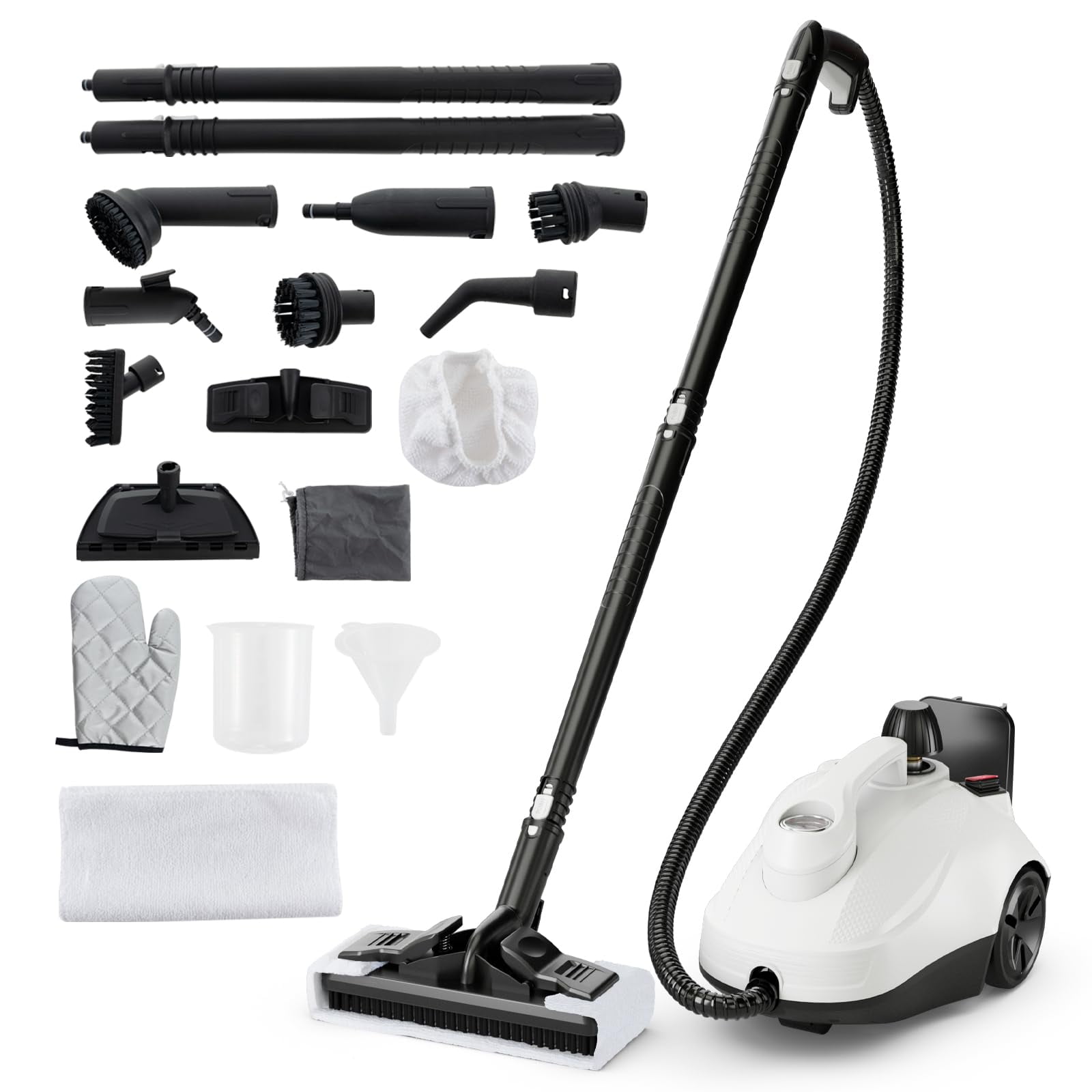 Professional Steam Cleaner 1800W, Heavy Duty Steamer with Large Tank ...