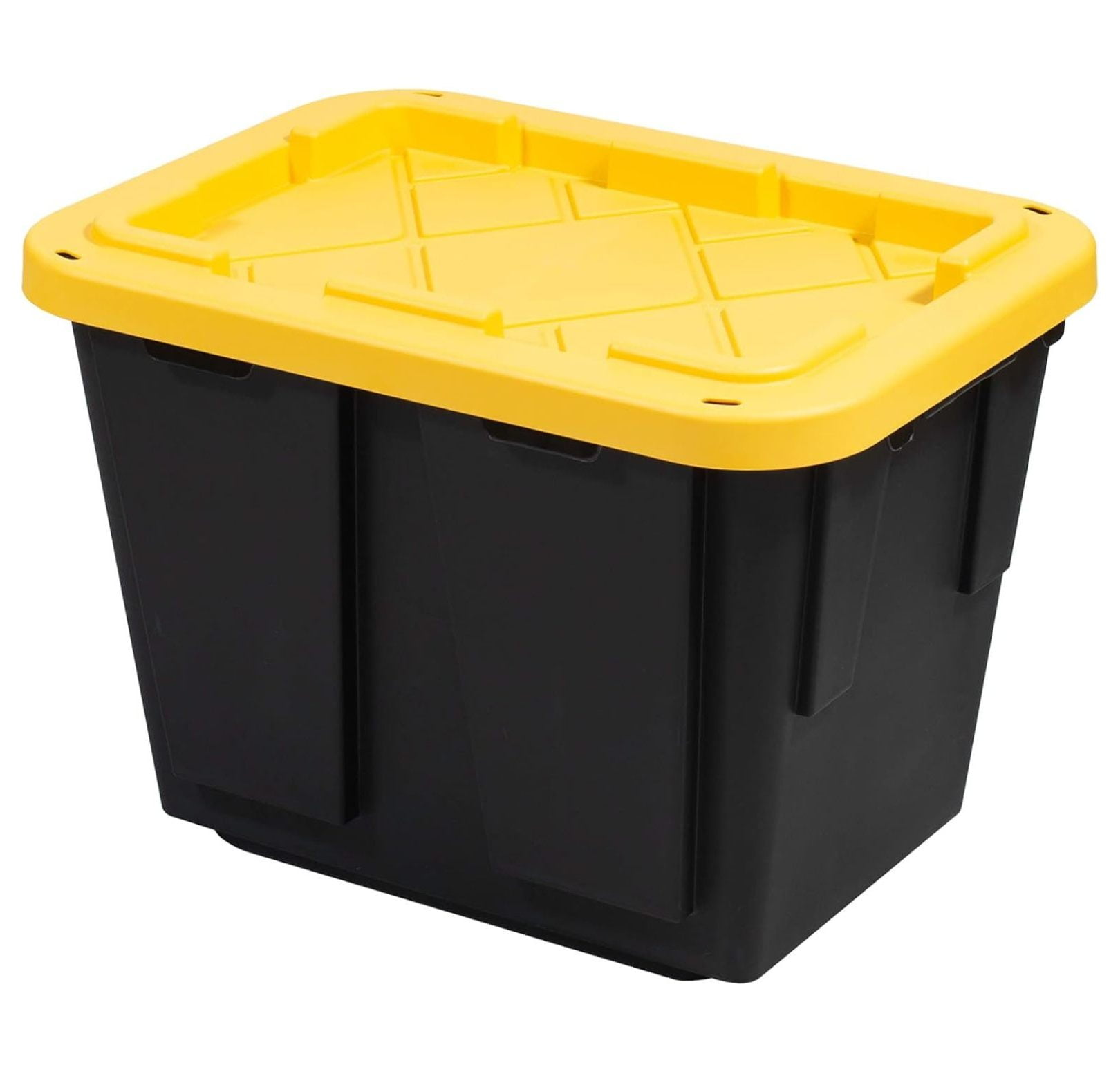 Professional Storage Ultra Durable 12 Gallon Plastic Storage Tote Bin ...