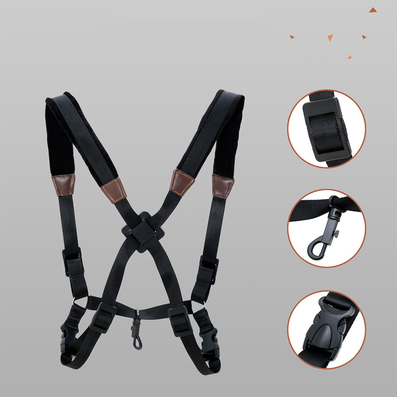 Professional Strap,Adjustable Double Shoulder Strap, for Baritone Alto ...