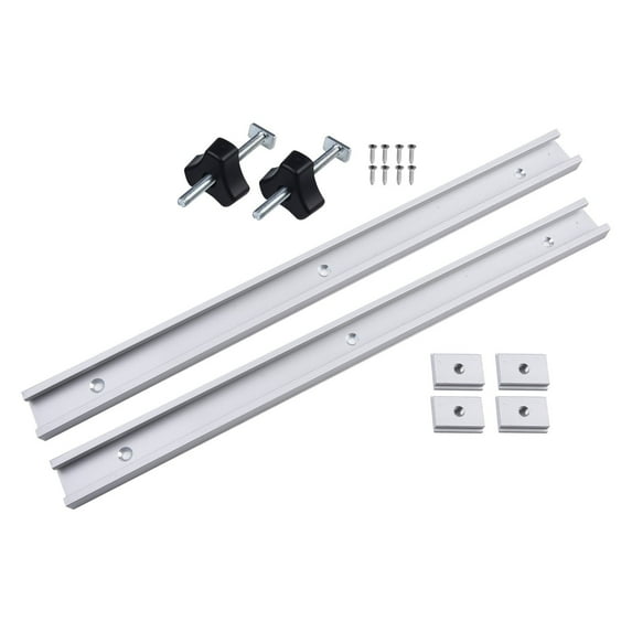 Professional T Track Rails with Slider & Handle Secure Smooth - Walmart.com