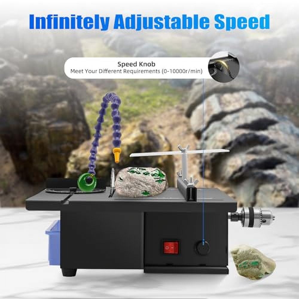 Professional Table Saw, 1850W Tabletop Multifunctional Saw, Speed ...