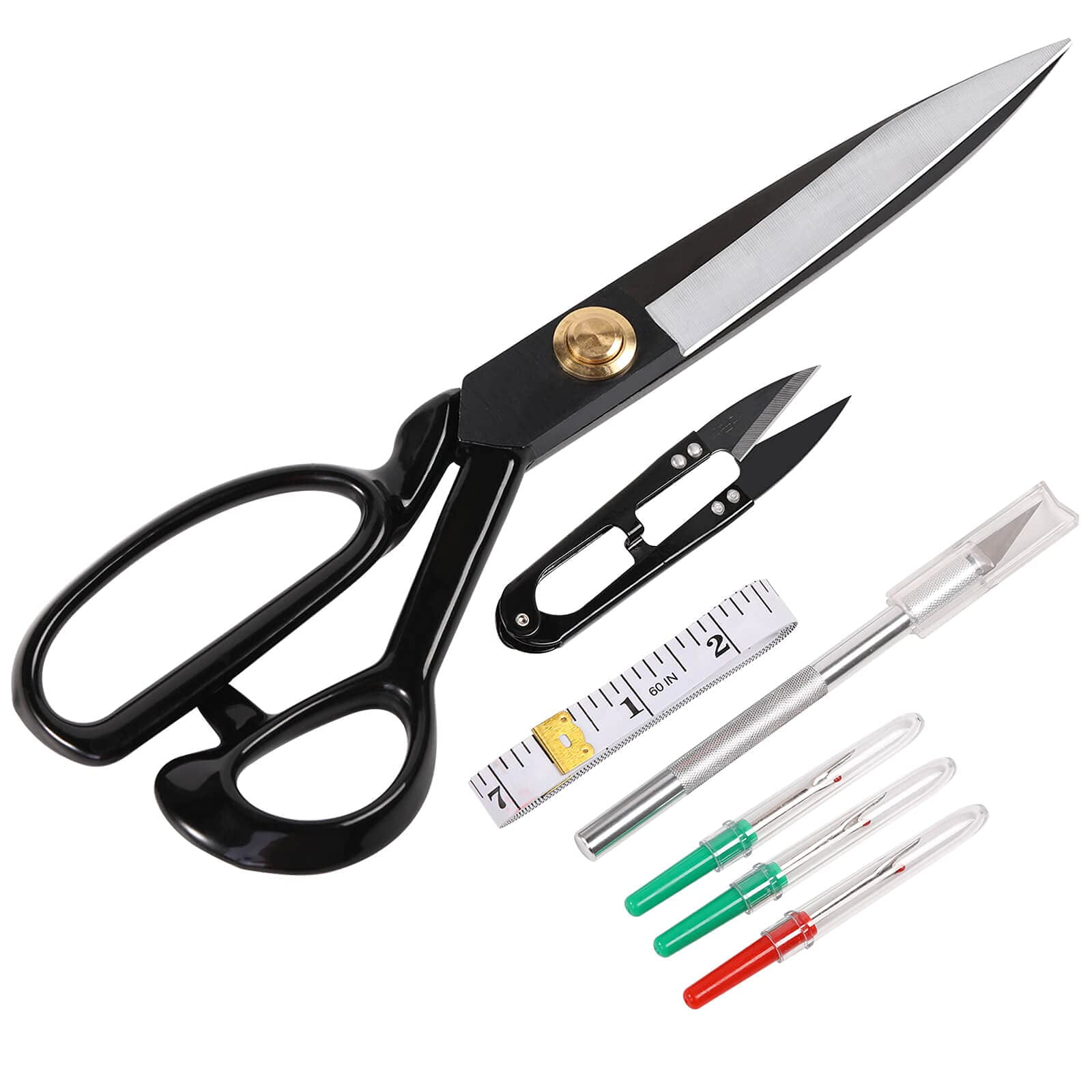 Professional Tailor Scissors,Sewing Scissors 9 Inch+Free Thread Snips ...