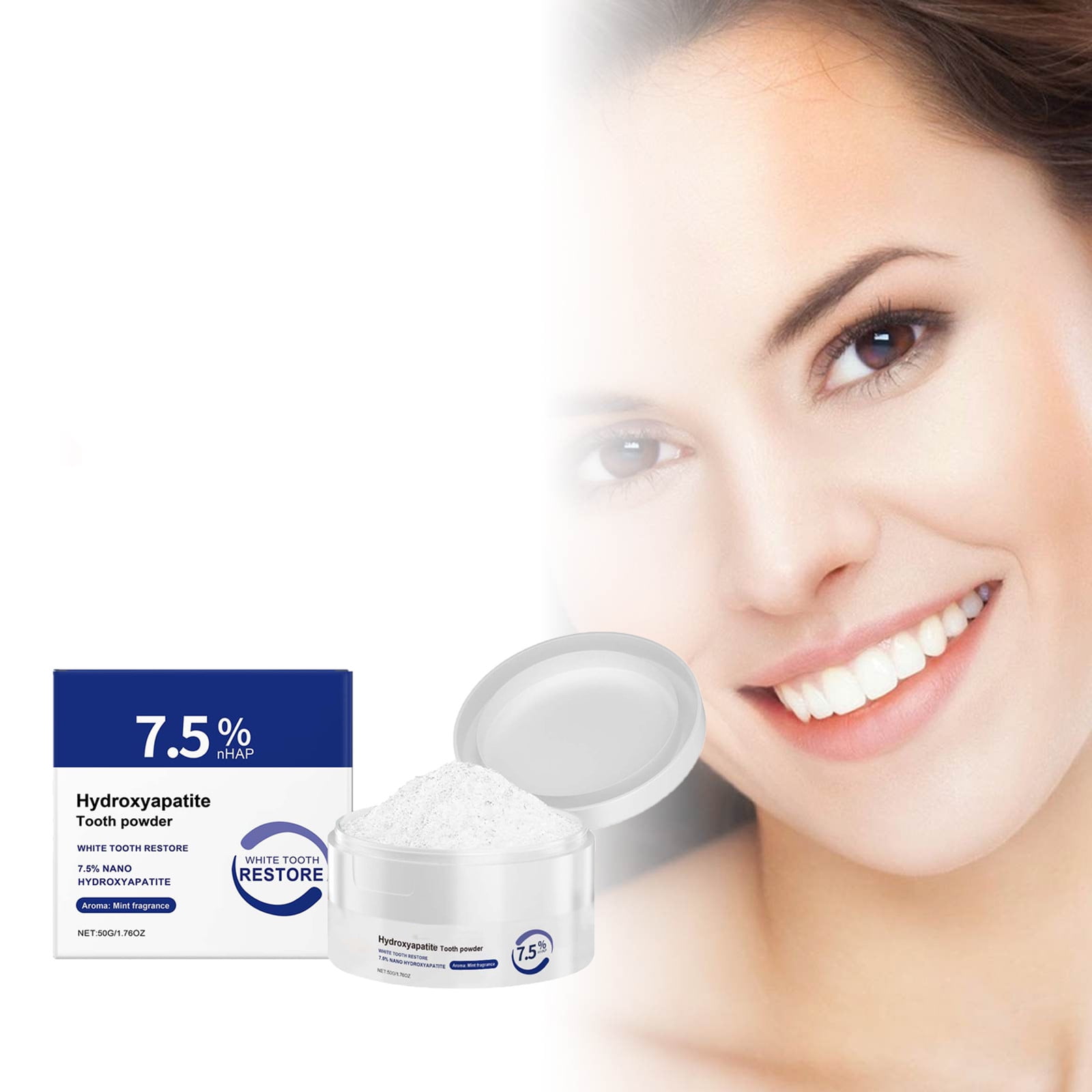 Professional Teeth Whitening Powder - Remineralizing Hydroxyapatite ...