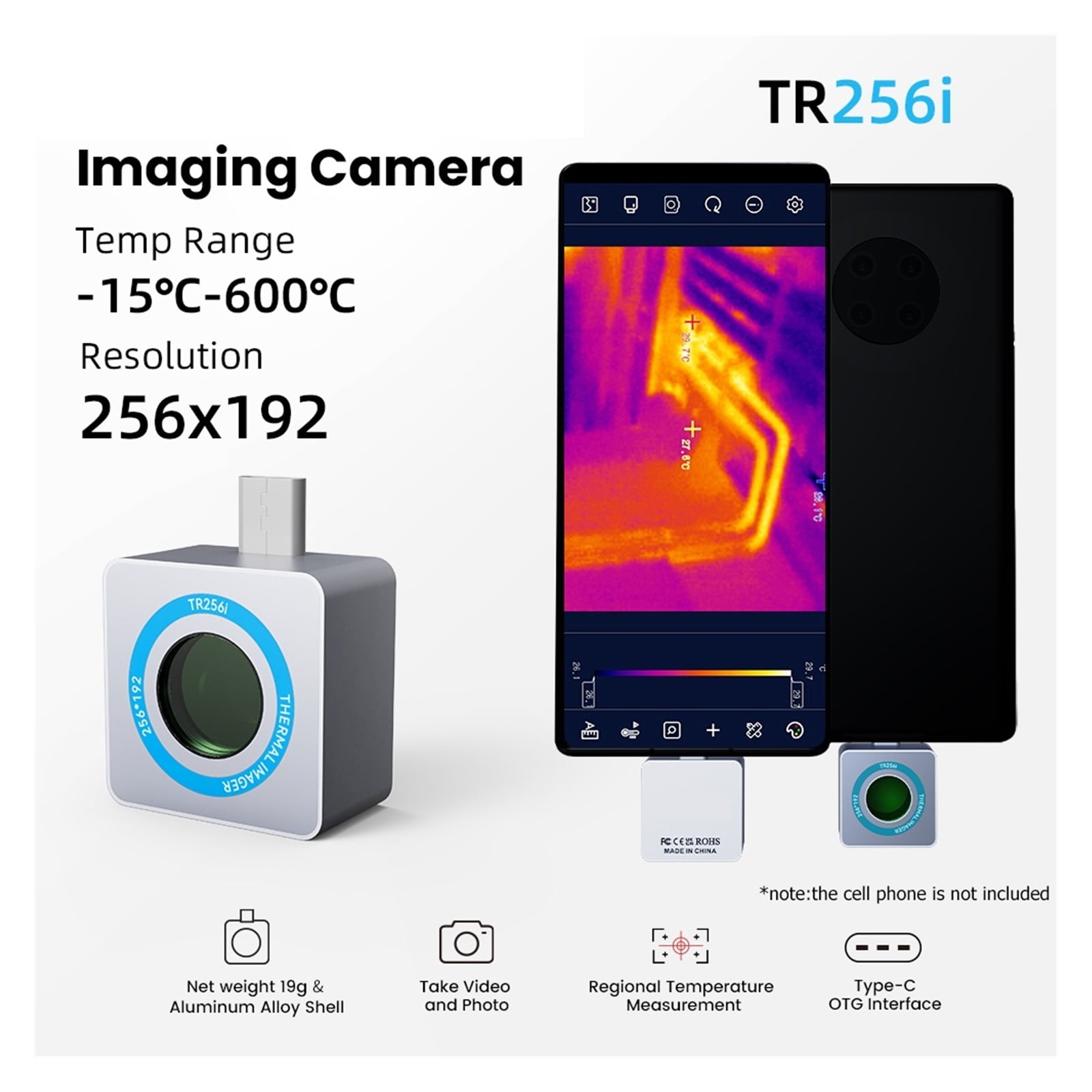 Professional Thermal Imager High Resolution Infrared Thermal Camera ...
