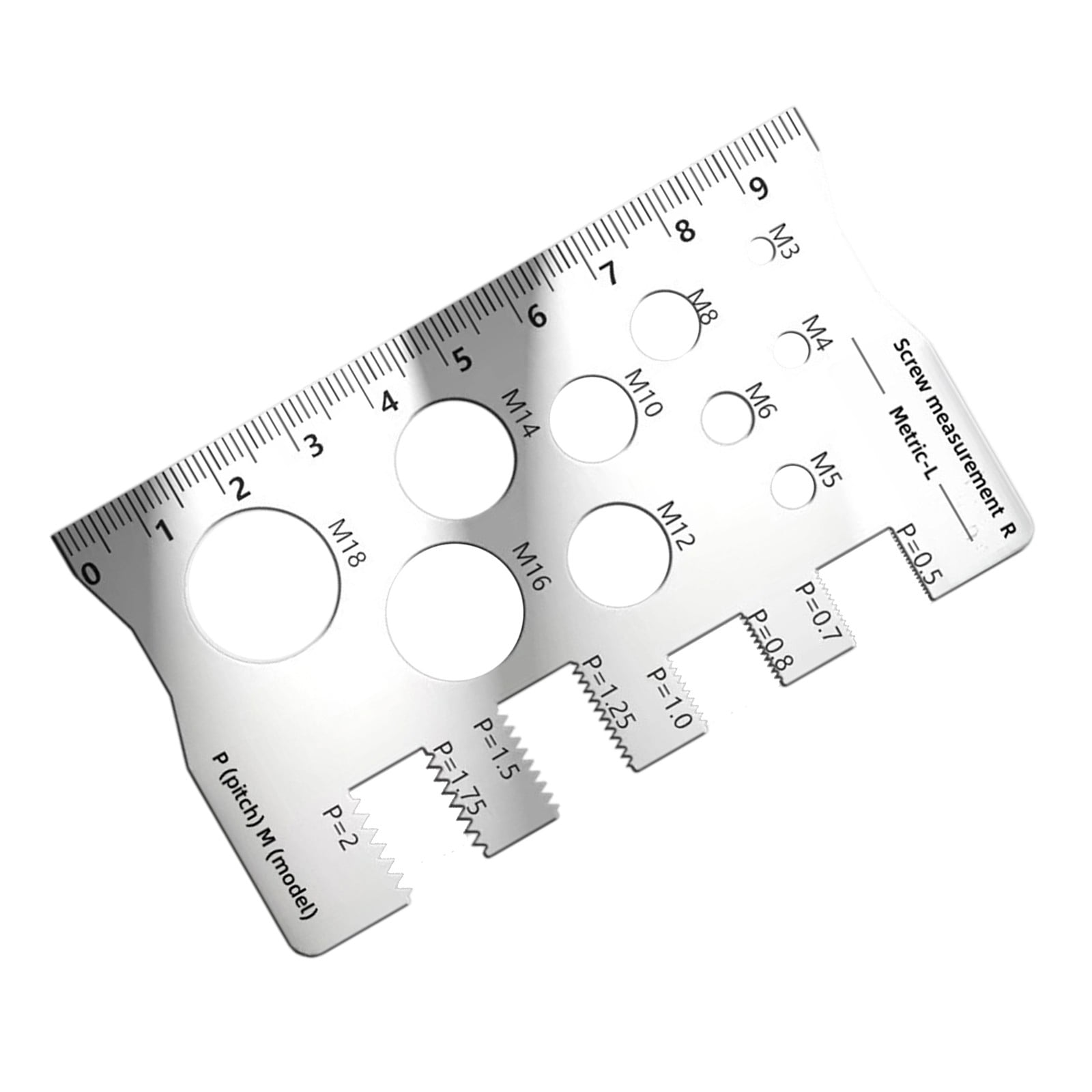 Industrial Steel Calipers Thread Gauge Bit Checker For Precise Thread ...