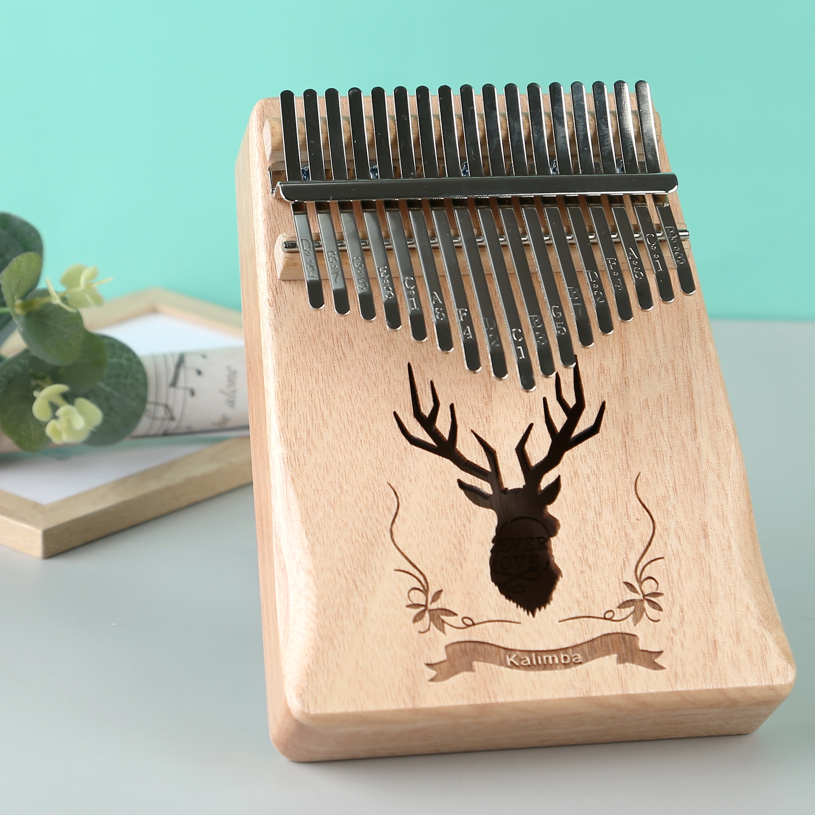 Professional Thumb Piano 17 Keys Calimba Tuned and Shipped Portable ...