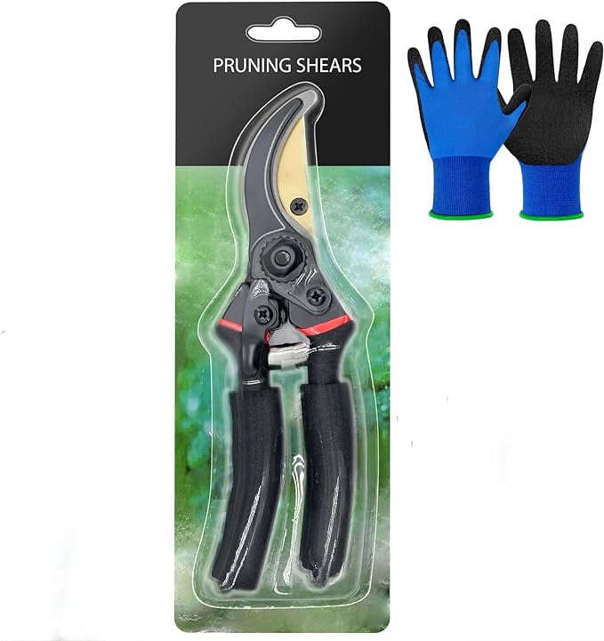 Professional Titanium Pruning Shears,Premium Bypass Pruning Shears for ...