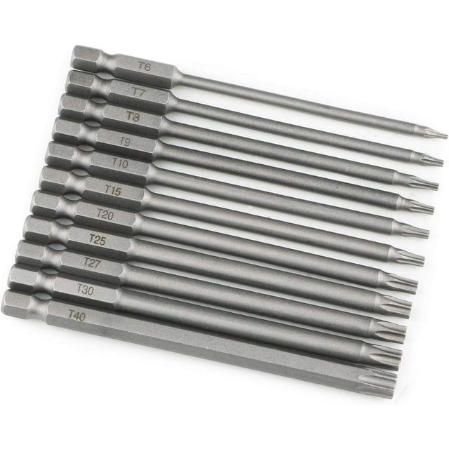 Professional Torx Security Bit Set, Magnetic Exquisite Workmanship Star ...