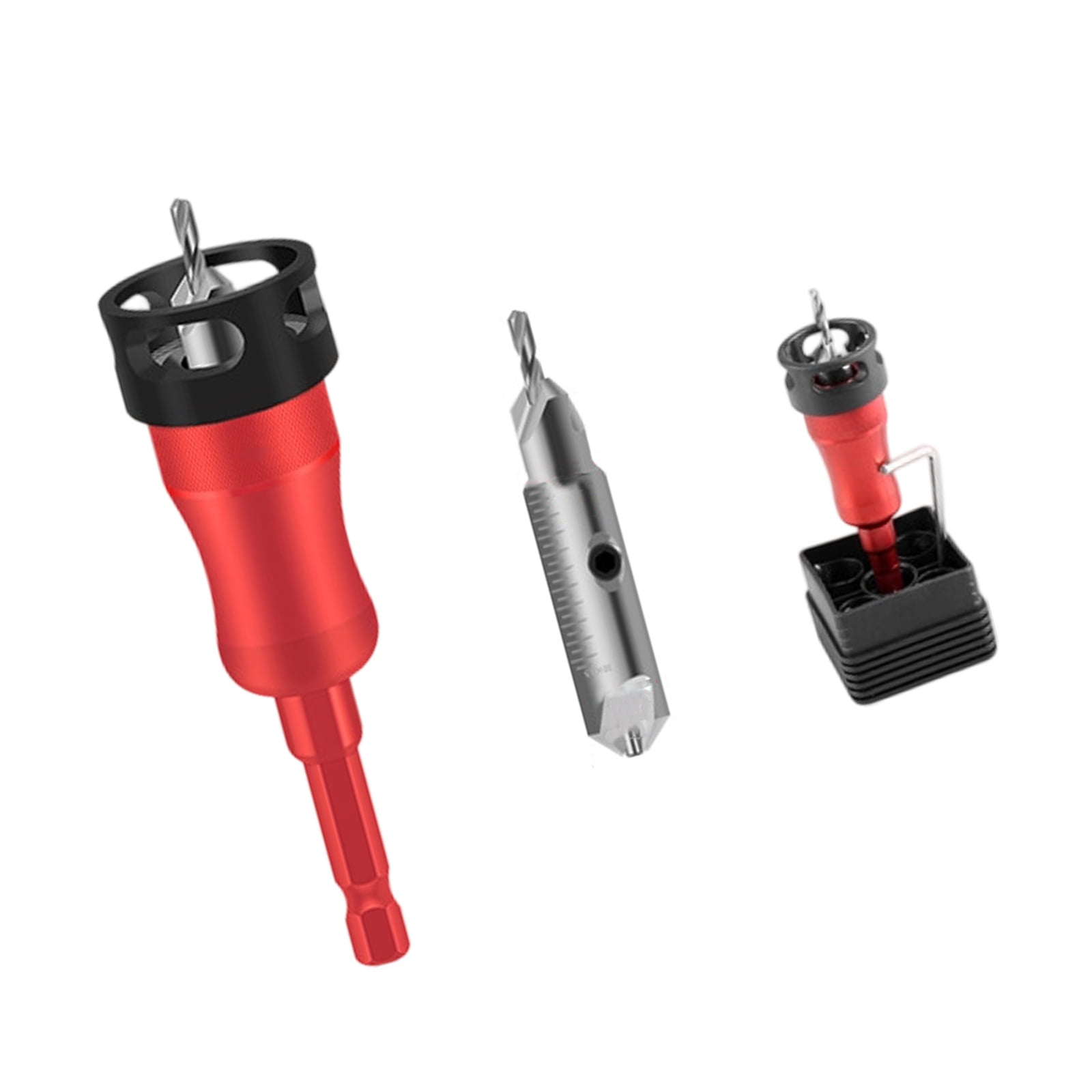 Professional Triple Function Drill Bit Set For Precise Countersinking ...