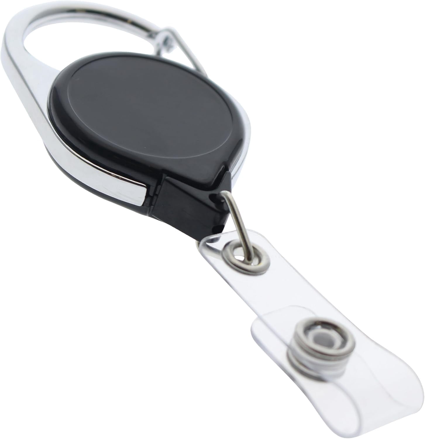 Professional Twist Free Carabiner Badge Reel with Long 34" Reach ...