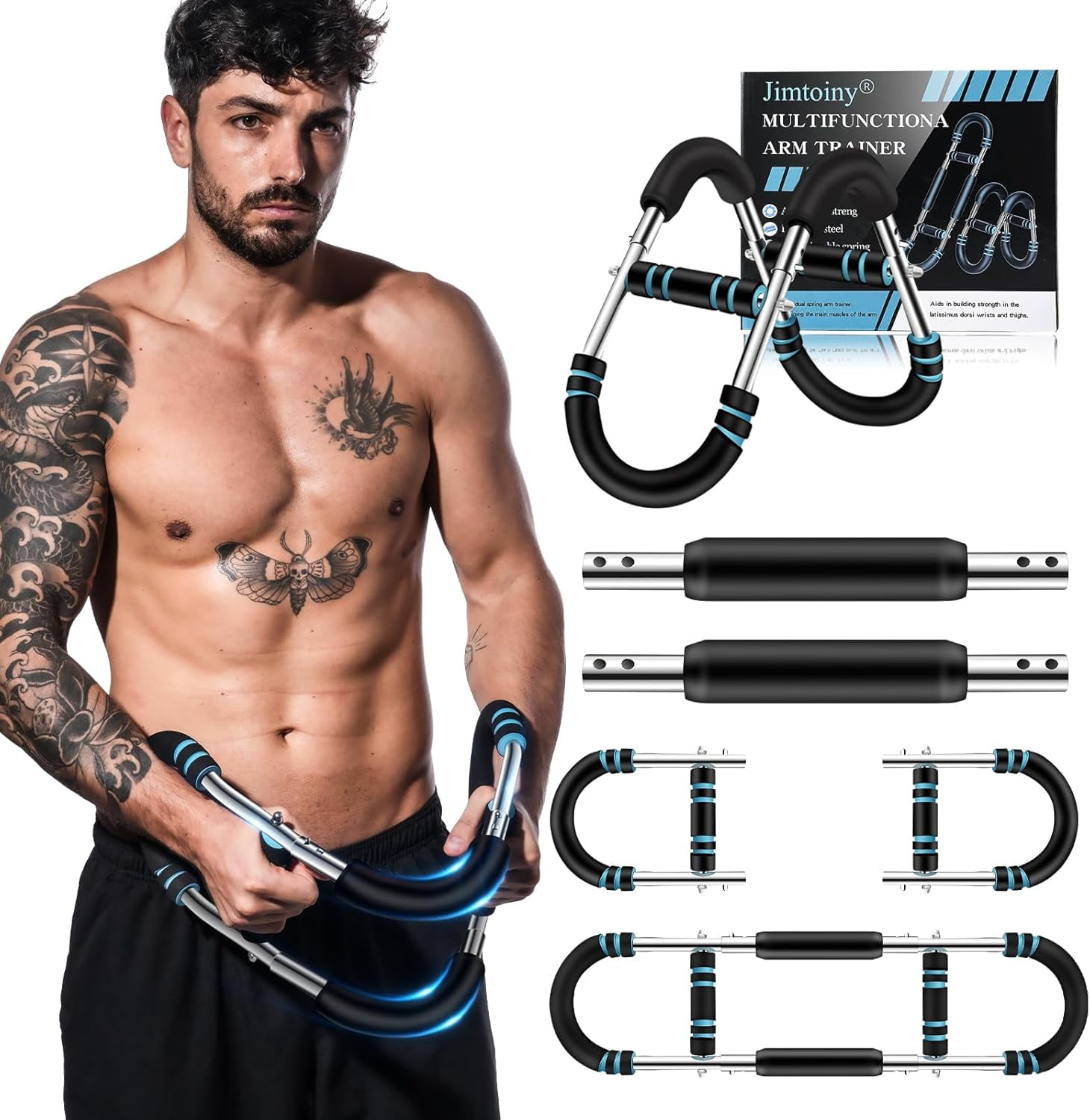 Professional Twister Arm Trainer, Adjustable 60-100lb Chest Workout ...