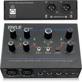 Professional USB Audio Interface with MIC/LINE, Guitar, AUX Stereo and ...