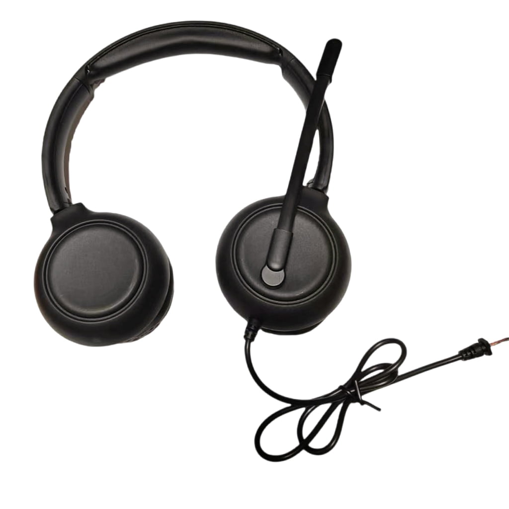 Professional USB Corded Headset With Noise Cancelling Ear Cushions for ...
