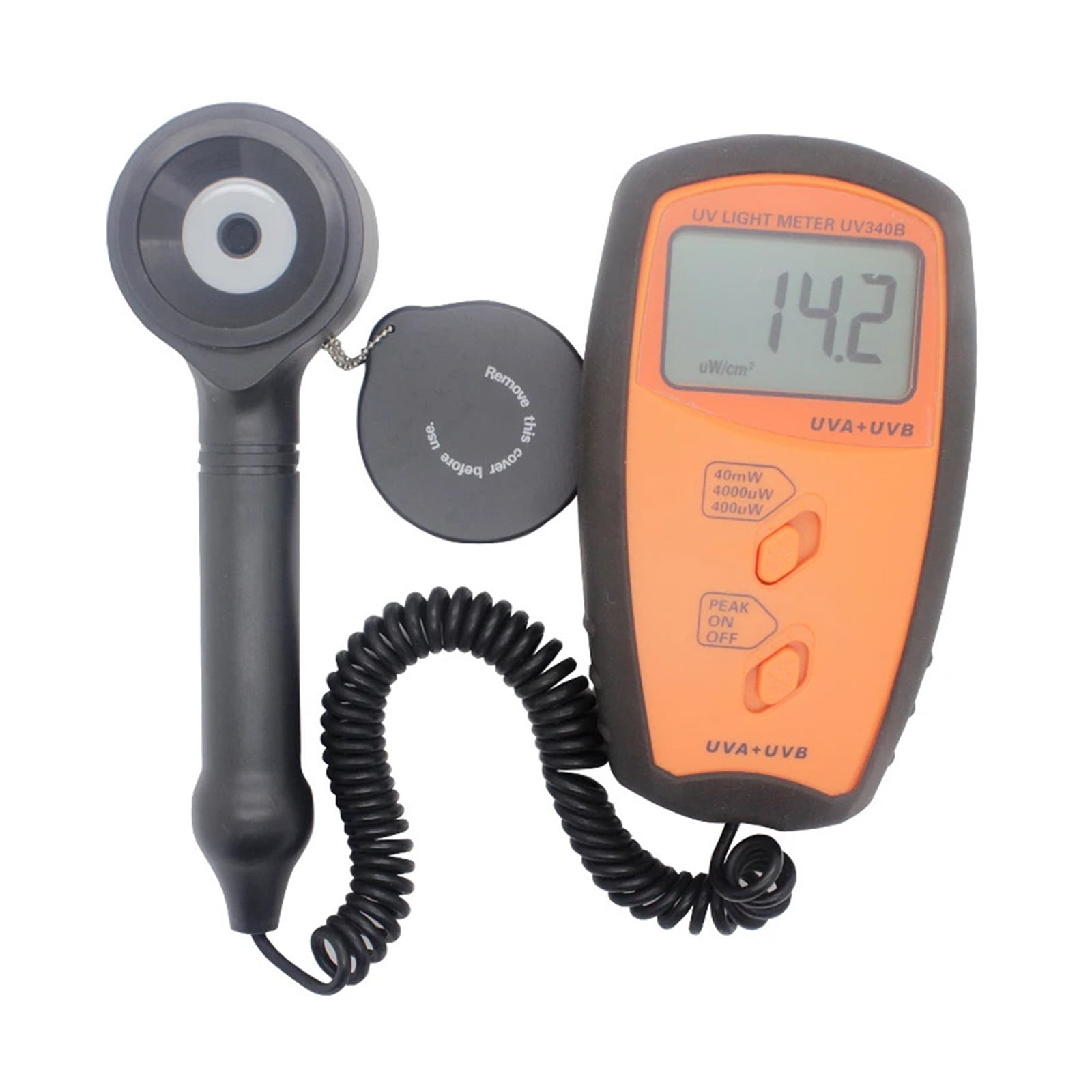Professional UV Light Meter UV Radiometers LCD Display UVA UVB ...