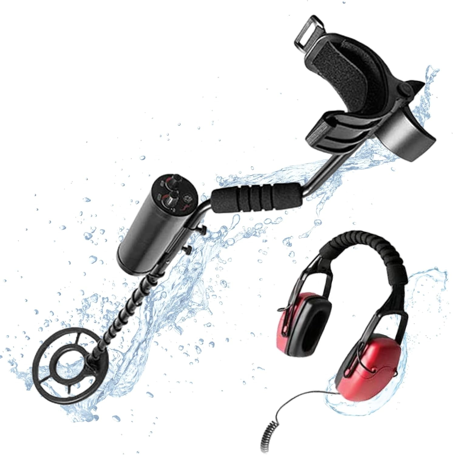 Professional Underwater Metal Detector for Adults, 8.6" Coil with High ...