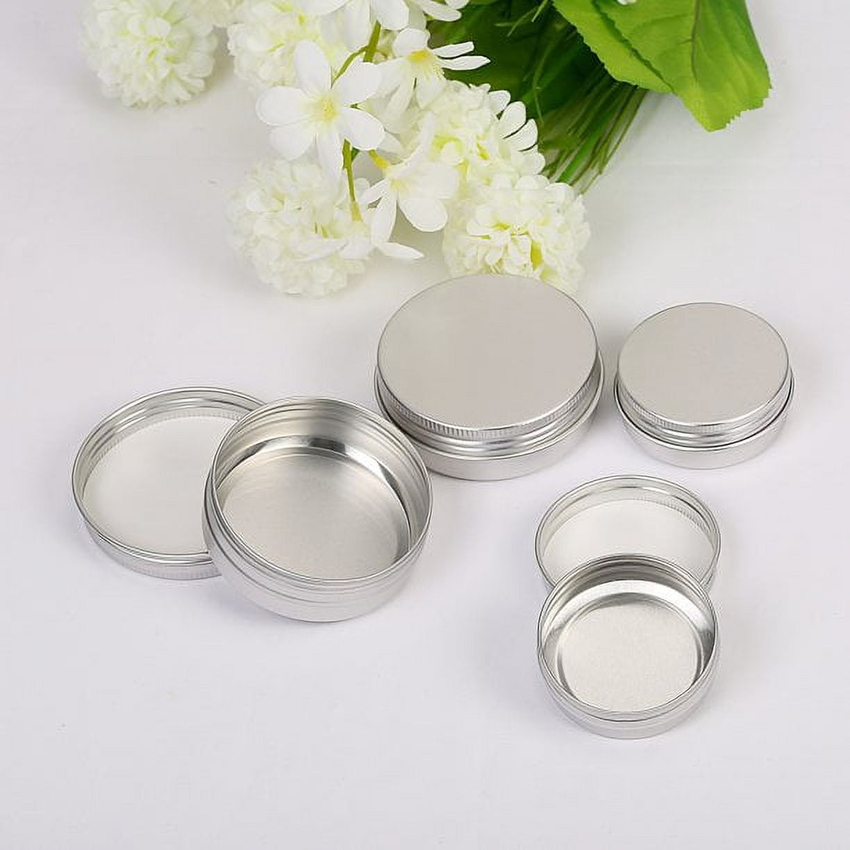 Professional Use, Aluminum Tin Containers With Screw Top Lid And Tight ...