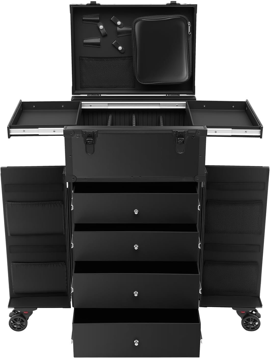 Professional Vanity Case, 31.5in-height Makeup Organizer Travel Case ...