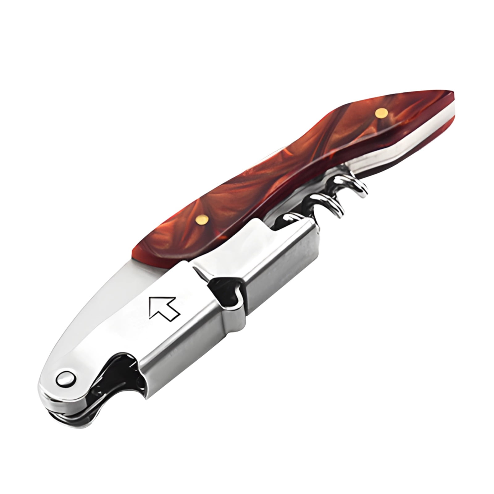 Professional Waiter Corkscrew, Stainless Steel Wine Key, 3-in-1 Wine ...