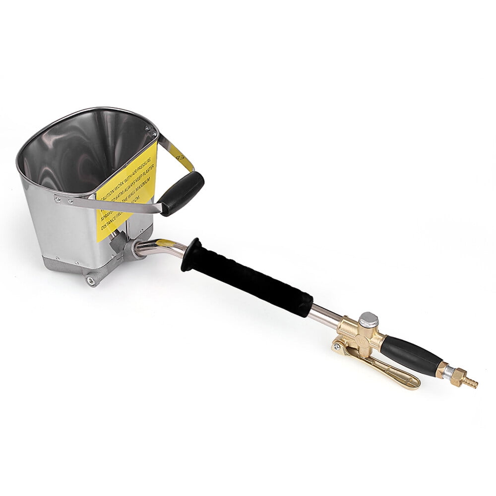 Professional Wall Mortar Sprayer Gun Stucco Shovel Hopper Ladle Cement ...