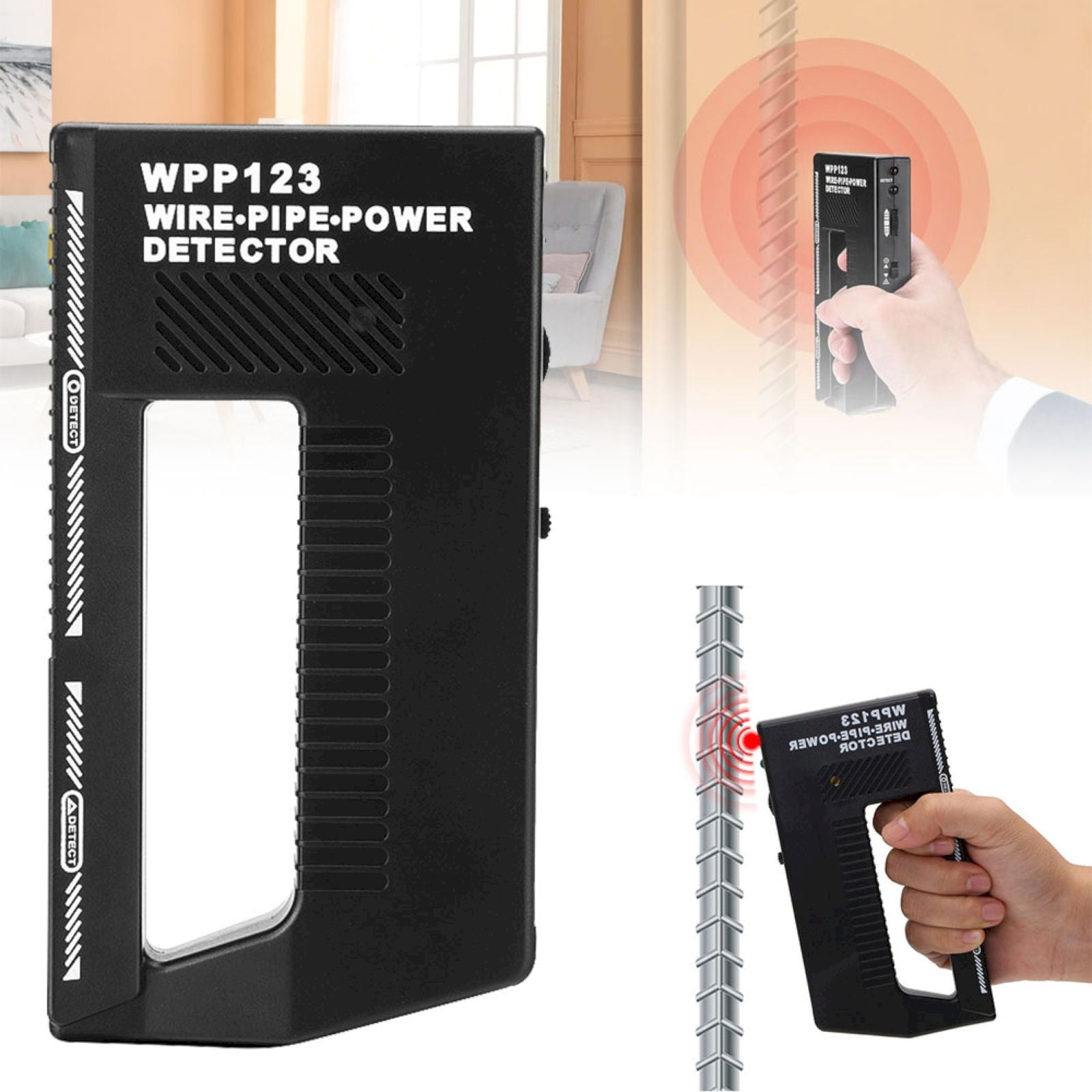 Professional Wall Scanner & Metal Detector - High Sensitivity Stud ...
