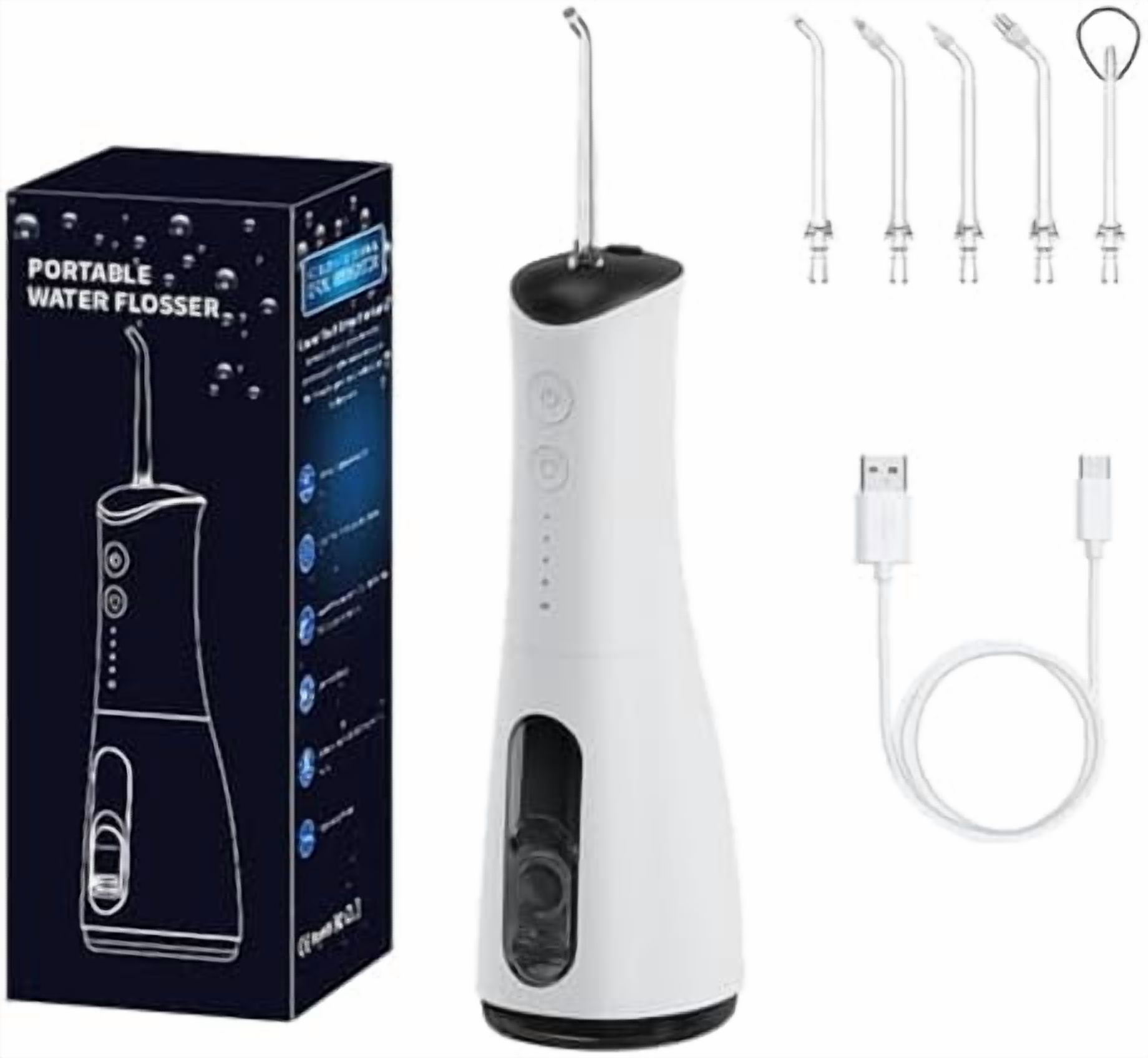 Professional Water Flosser for Teeth Cleaning – 300ML Oral Irrigator ...