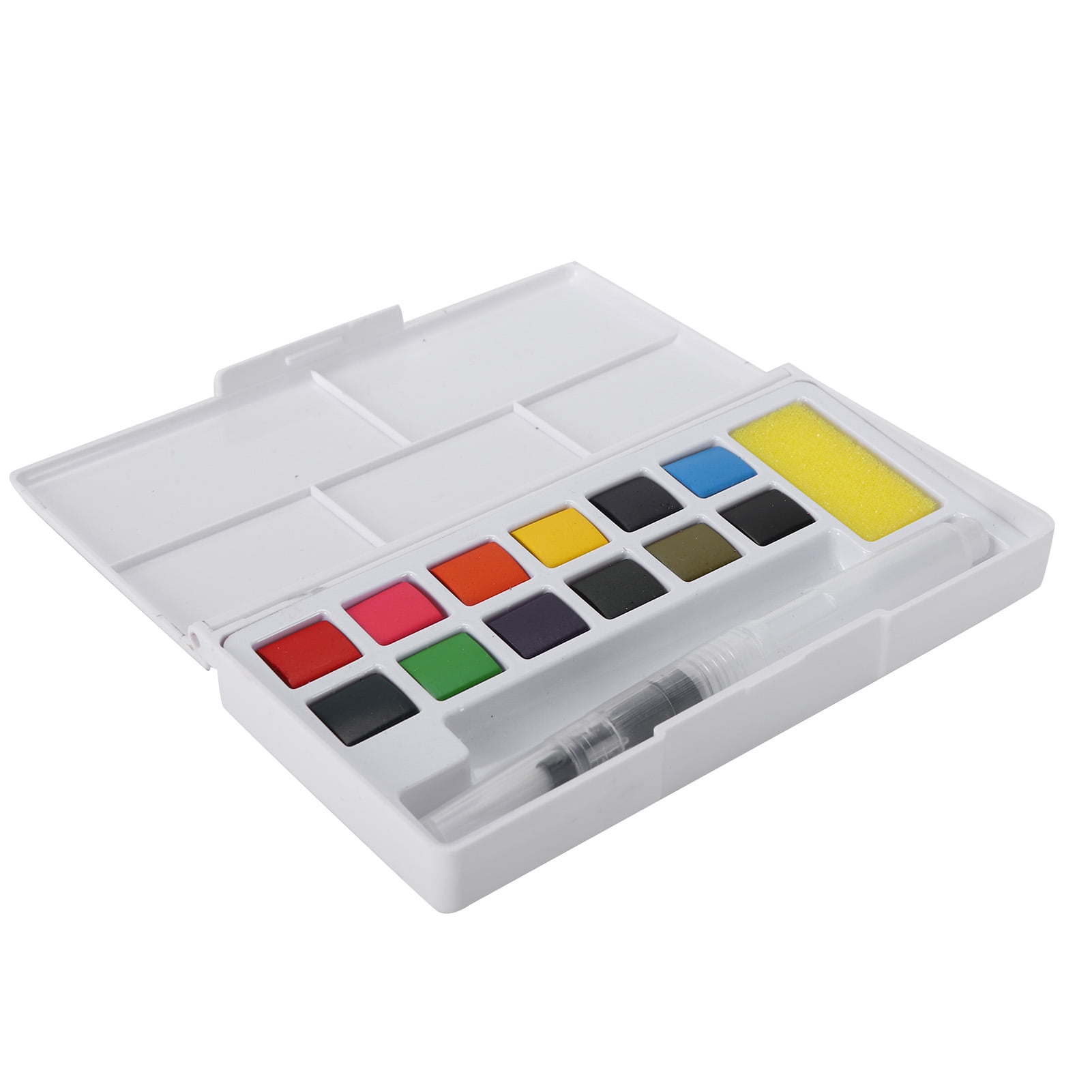 Professional Watercolor Paint Set - 12 Colors, Portable Watercolor ...