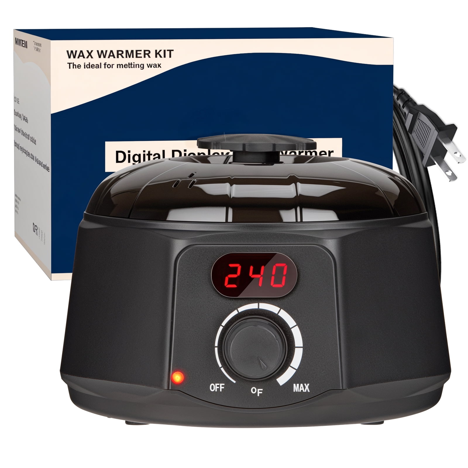 Professional Wax warmer for hair removal, Digital 16oz Wax Melting Pot ...