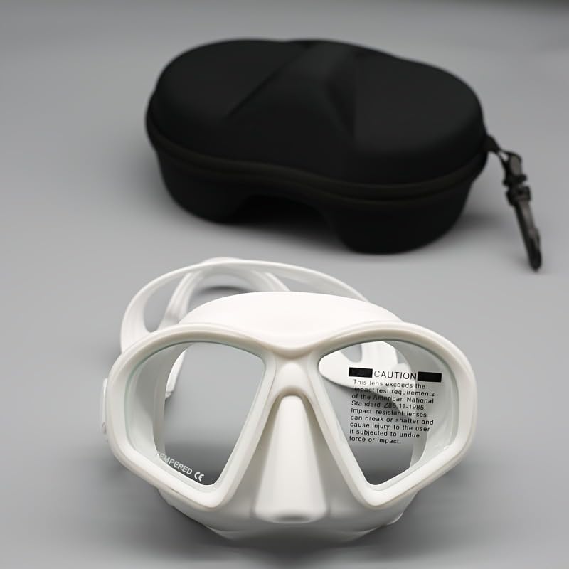 Professional Wet Low Volume Freediving Mask - Anti-Leak, Tempered Glass ...