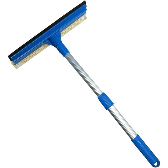 Professional Window Squeegee,2 in 1 Squeegee Window Cleaner with Long ...