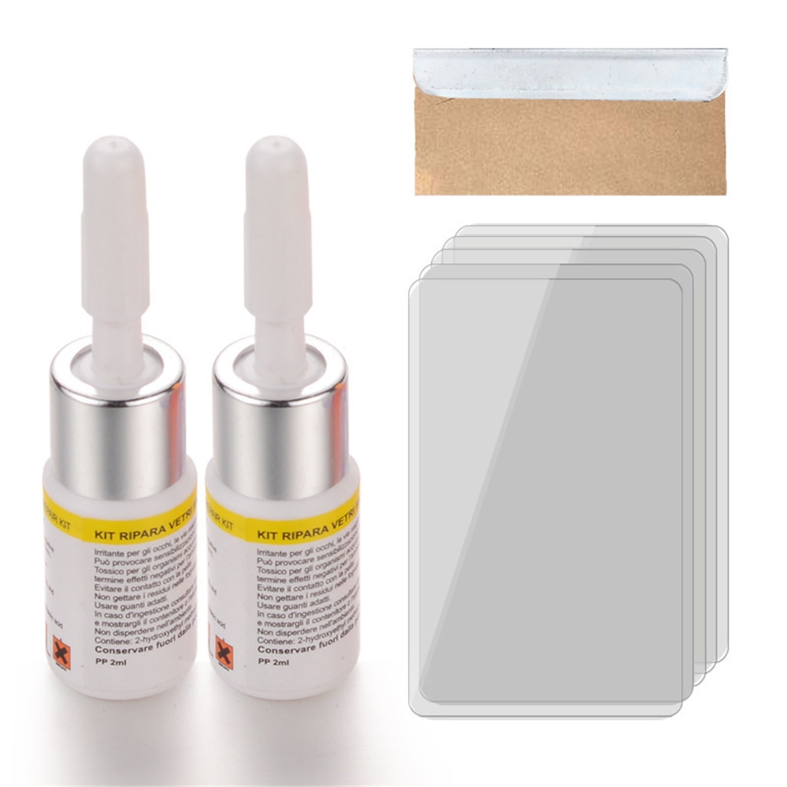 Professional Windshield Repair Kit DIY Glass Chip & Crack Repair Resin ...