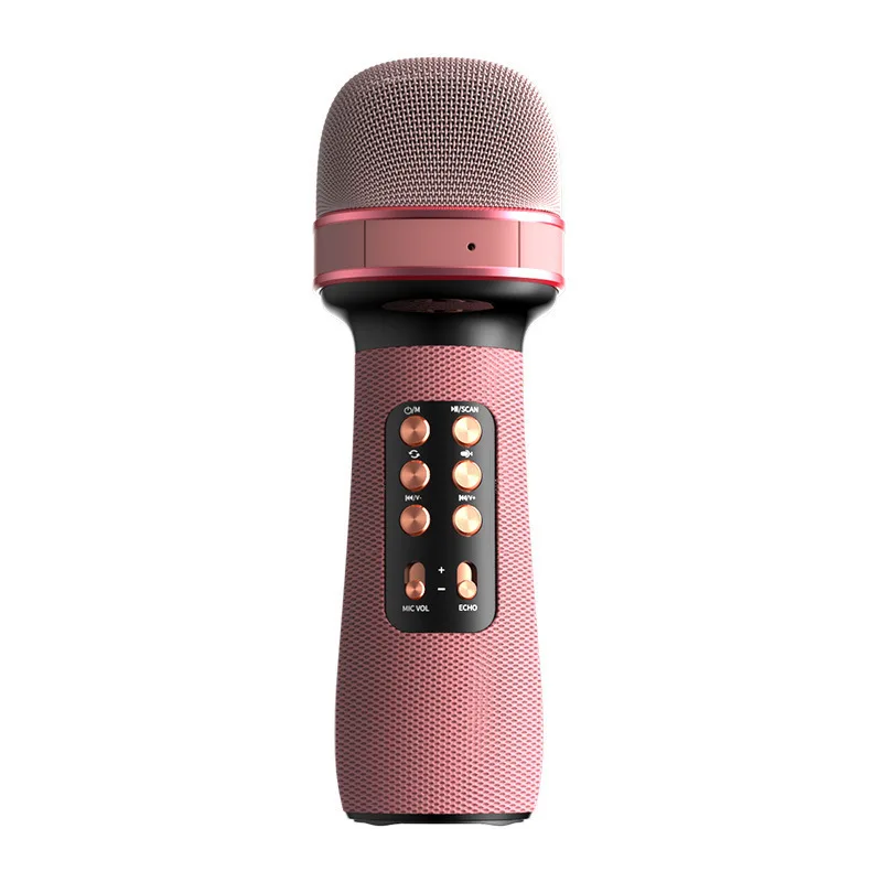 Professional Wireless Bluetooth Karaoke Microphone Portable Music Sing ...