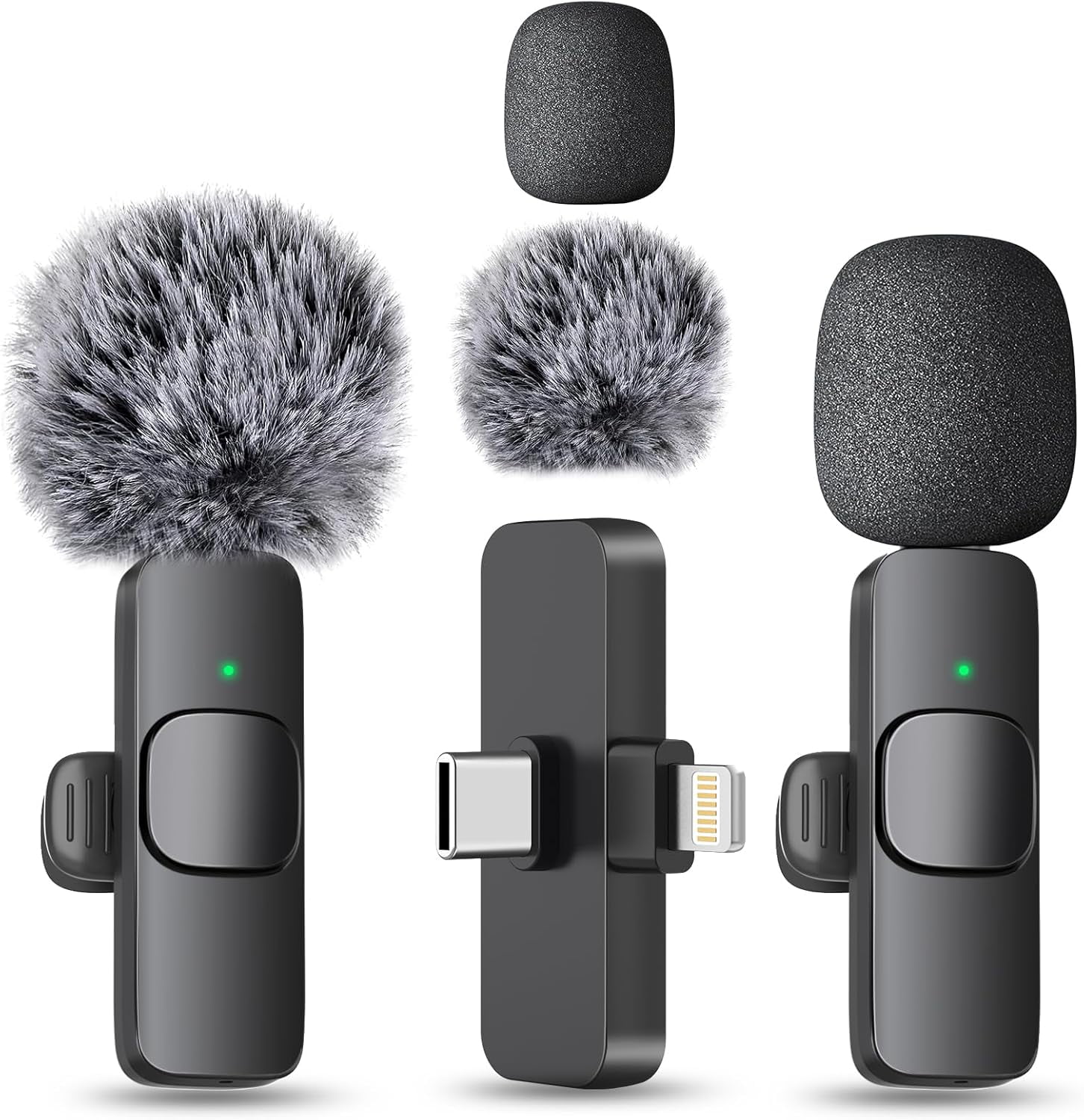 Professional Wireless Lavalier Lapel Microphone for iPhone, iPad ...