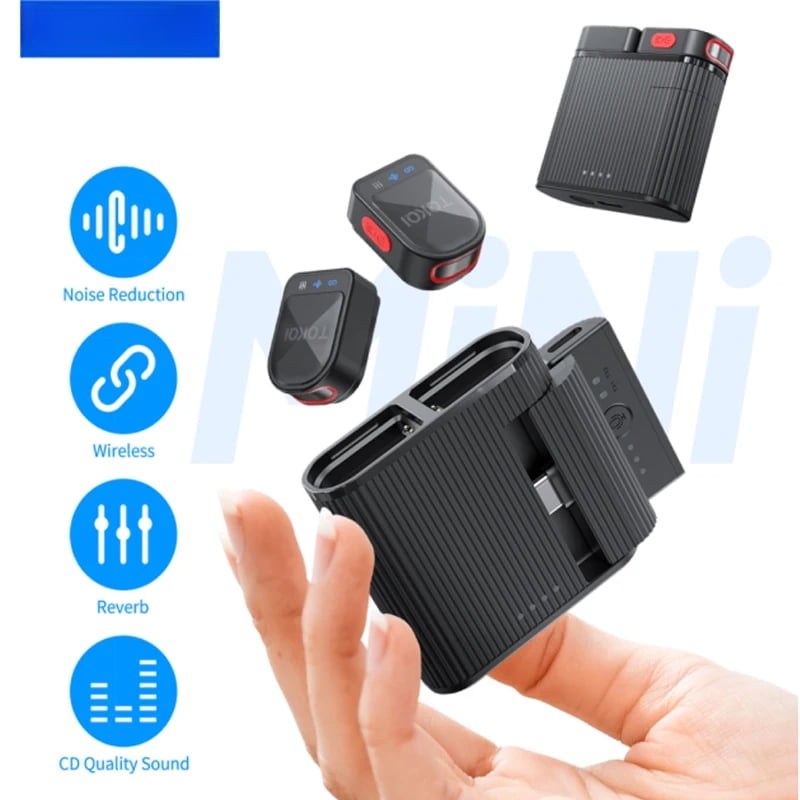 Professional Wireless Lavalier Magnetic Microphone Suitable for iPhone ...