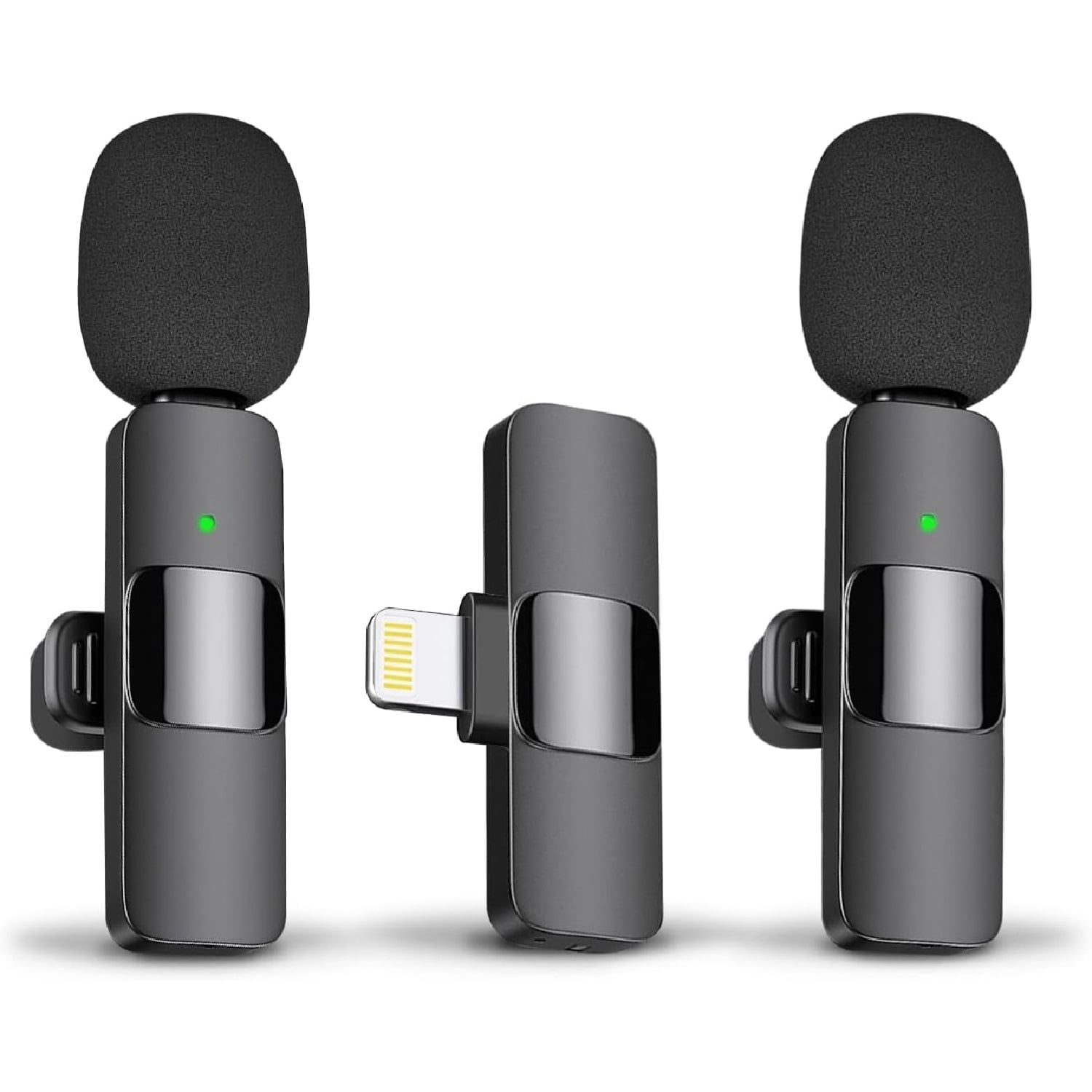 Professional Wireless Lavalier Microphone for iPhone iPad iPod Touch ...