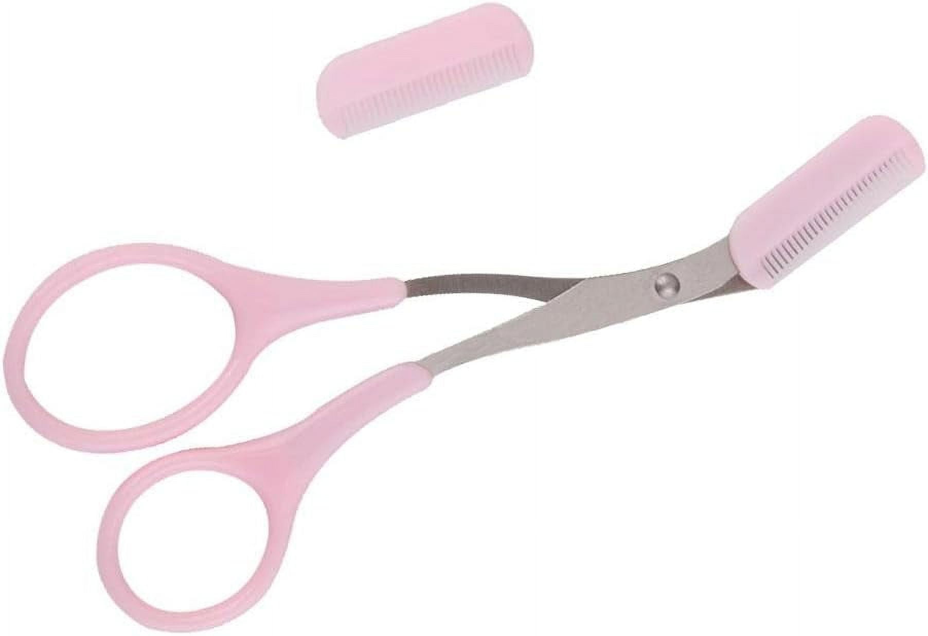 Professional Women Eyebrow Trimmer Comb Eyelash Hair Scissor Cutter ...