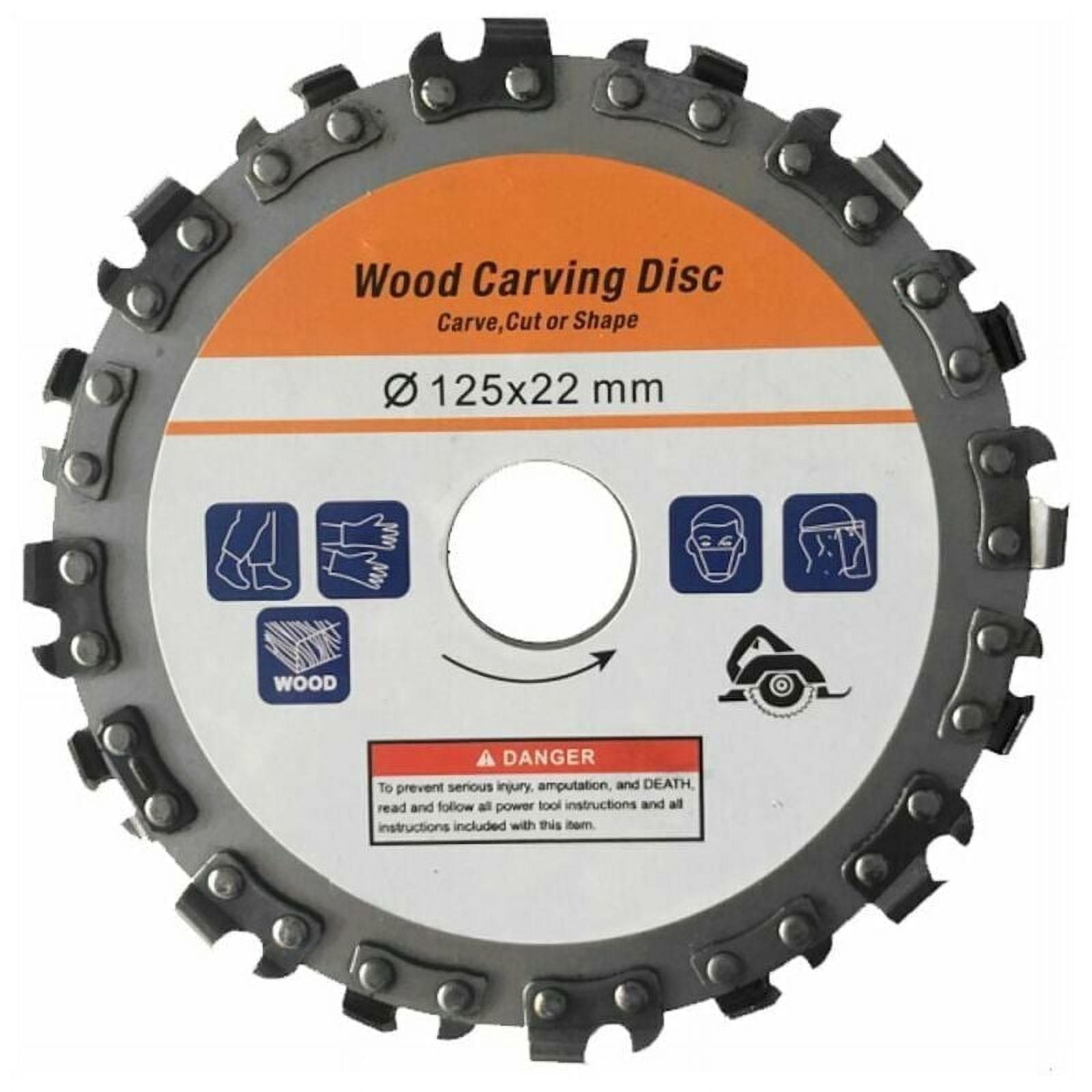 Professional Wood Carving Disc, Angle Grinder Disc with Carbide Teeth ...