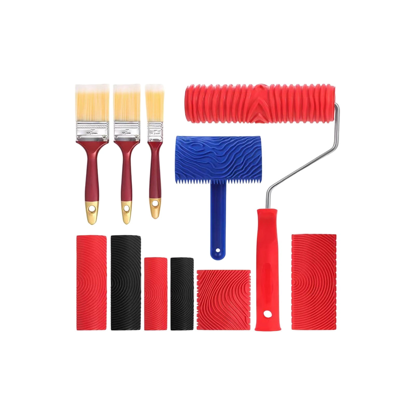 Professional Wood Grain Texture Tool Set Imitation Wood Grain Art ...