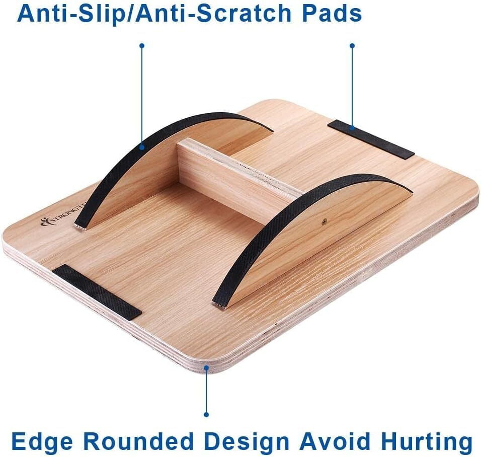 Professional Wooden Balance Board Desk Accessory, Balancing Board for ...