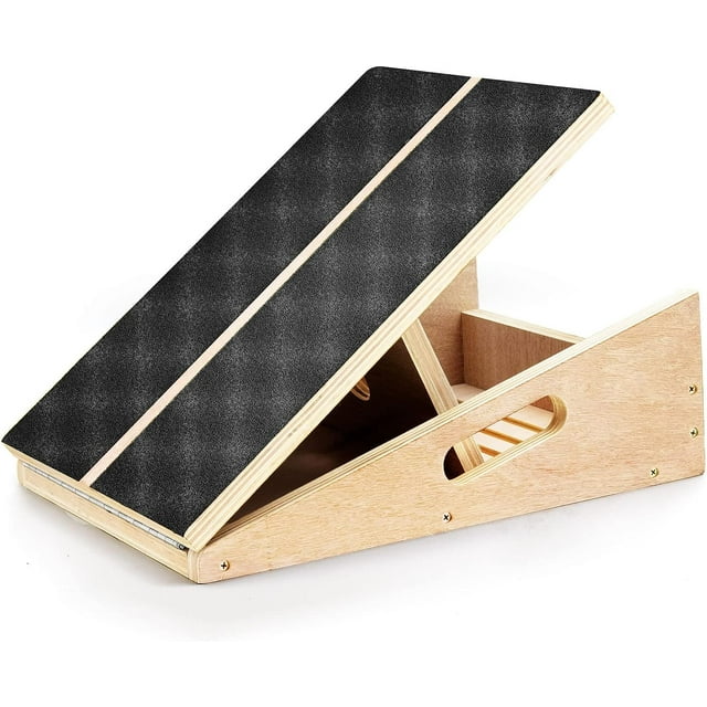 Professional Wooden Slant Board, Adjustable Incline Board and Calf ...