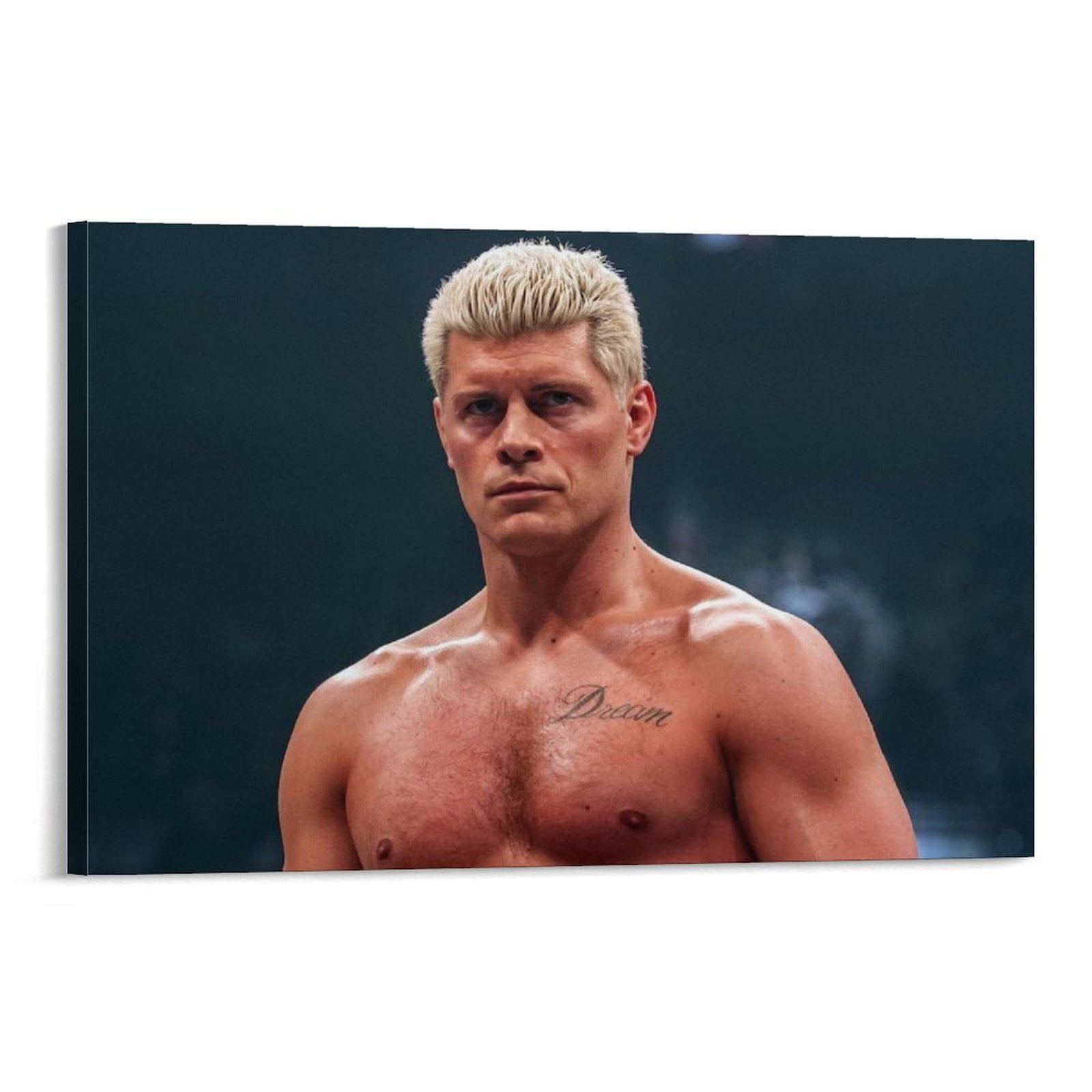 Professional Wrestler Cody Rhodes Poster Artworks Canvas Poster Room ...