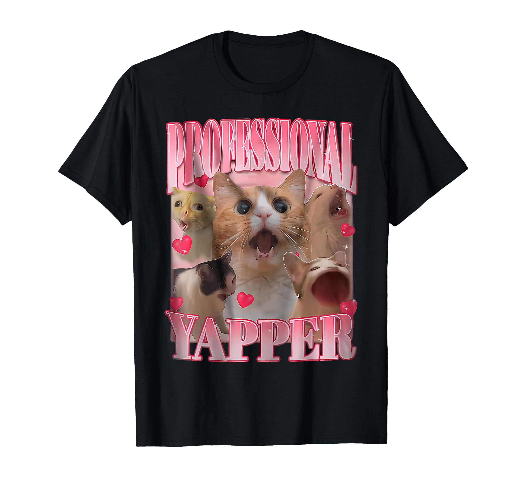 Professional Yapper Cat Funny Meme T-Shirt - Walmart.com