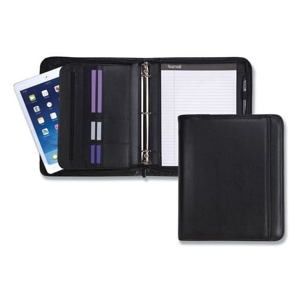 "Professional Zippered Pad Holder/ring Binder, Pockets, Writing Pad ...