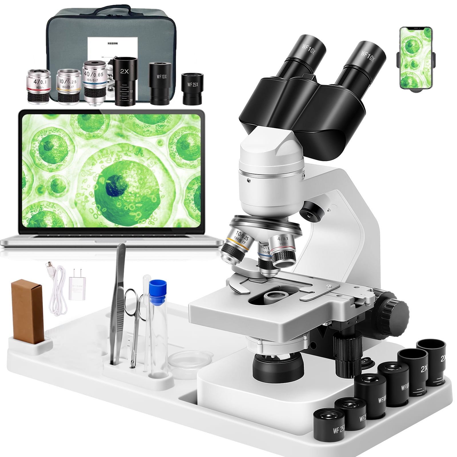 Professional binocular optical microscope and biological microscope for ...
