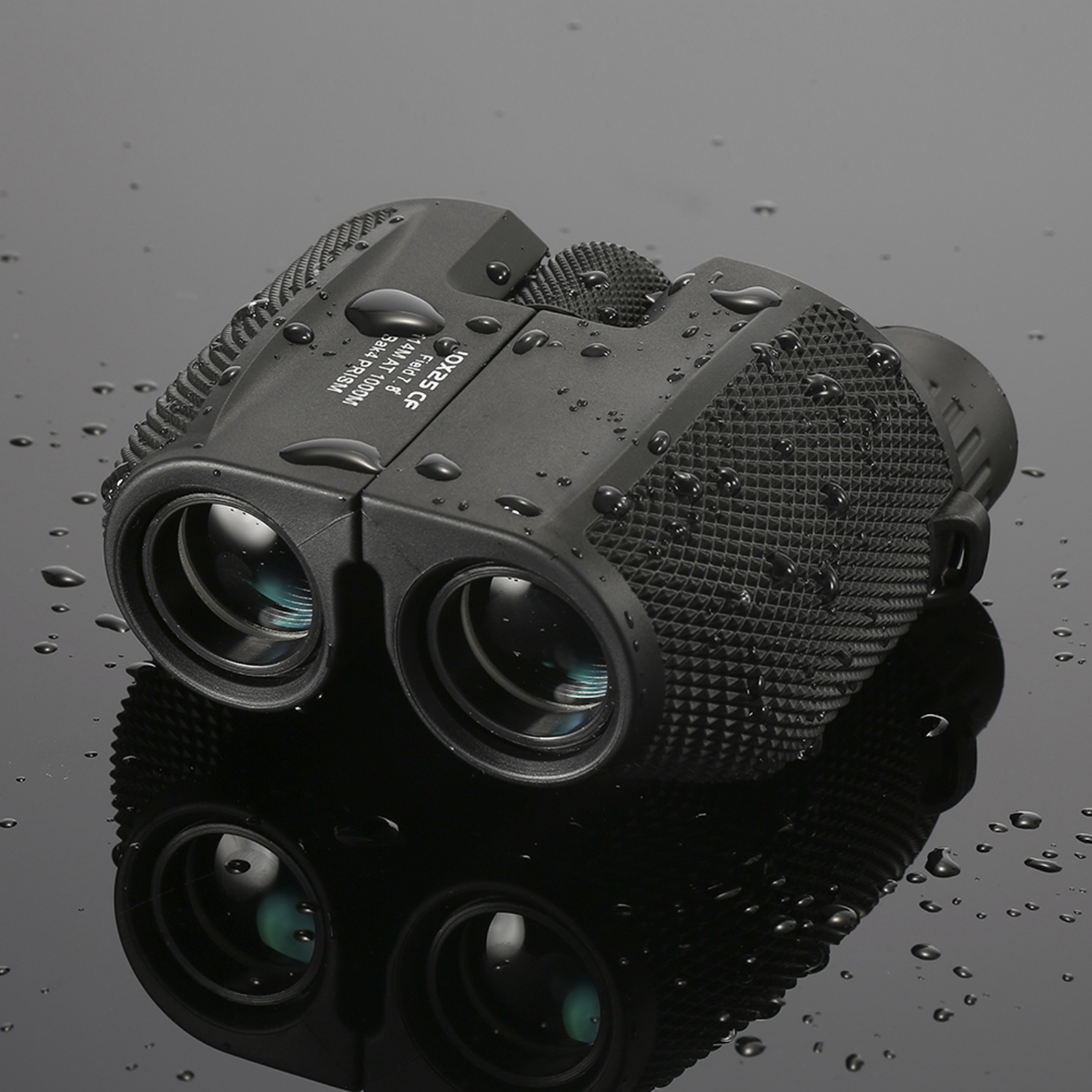 Professional binoculars 10x25 BAK4 prism high magnification portable ...