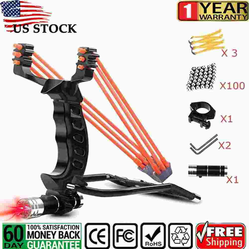 MDHAND Professional folding slingshot set outdoor competitive slingshot ...