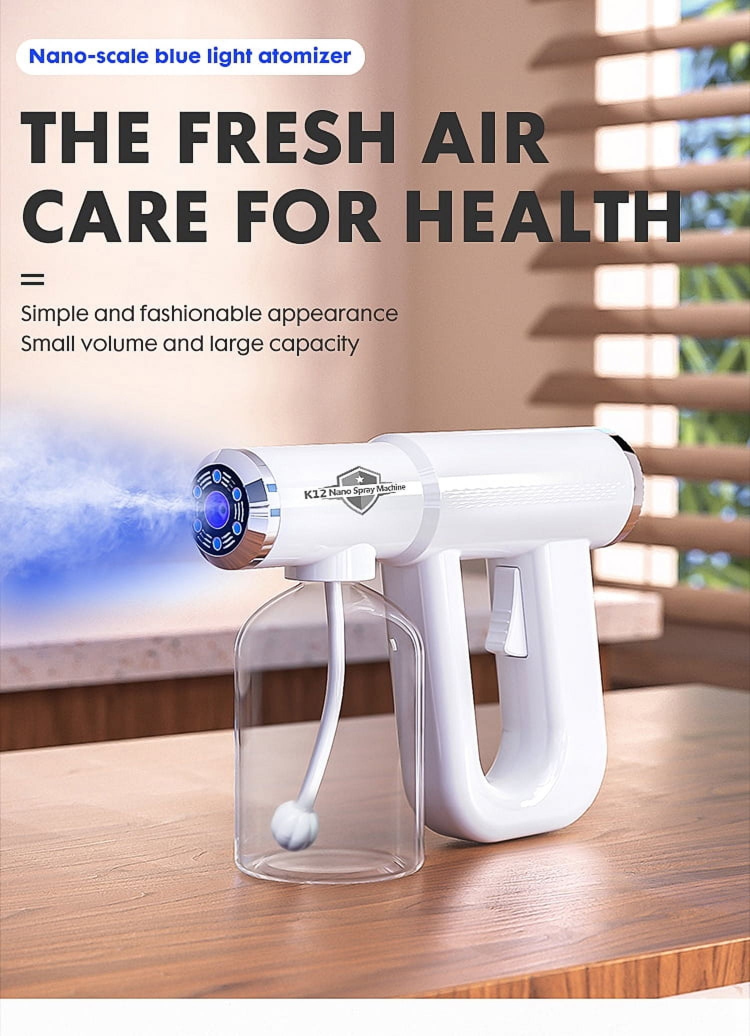Professional nano spray gun disinfection fog machine K12 rechargeable ...
