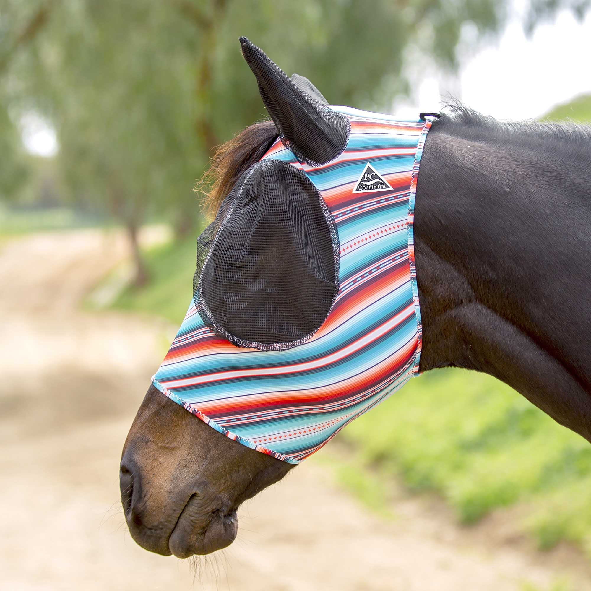 Professional's Choice Comfort Fit Lycra Fly Mask, Cob, Santiago ...
