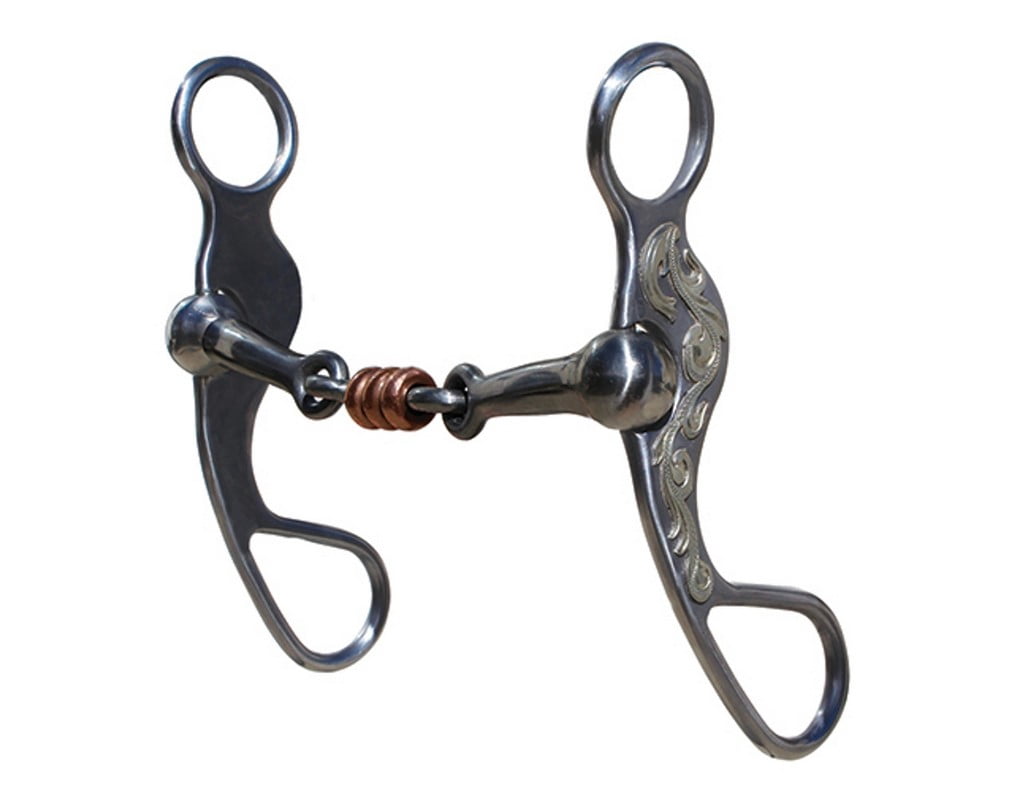 5" Professional Choice Bob Avila Santa Rosa Shank Dog Bone Roller Horse ...