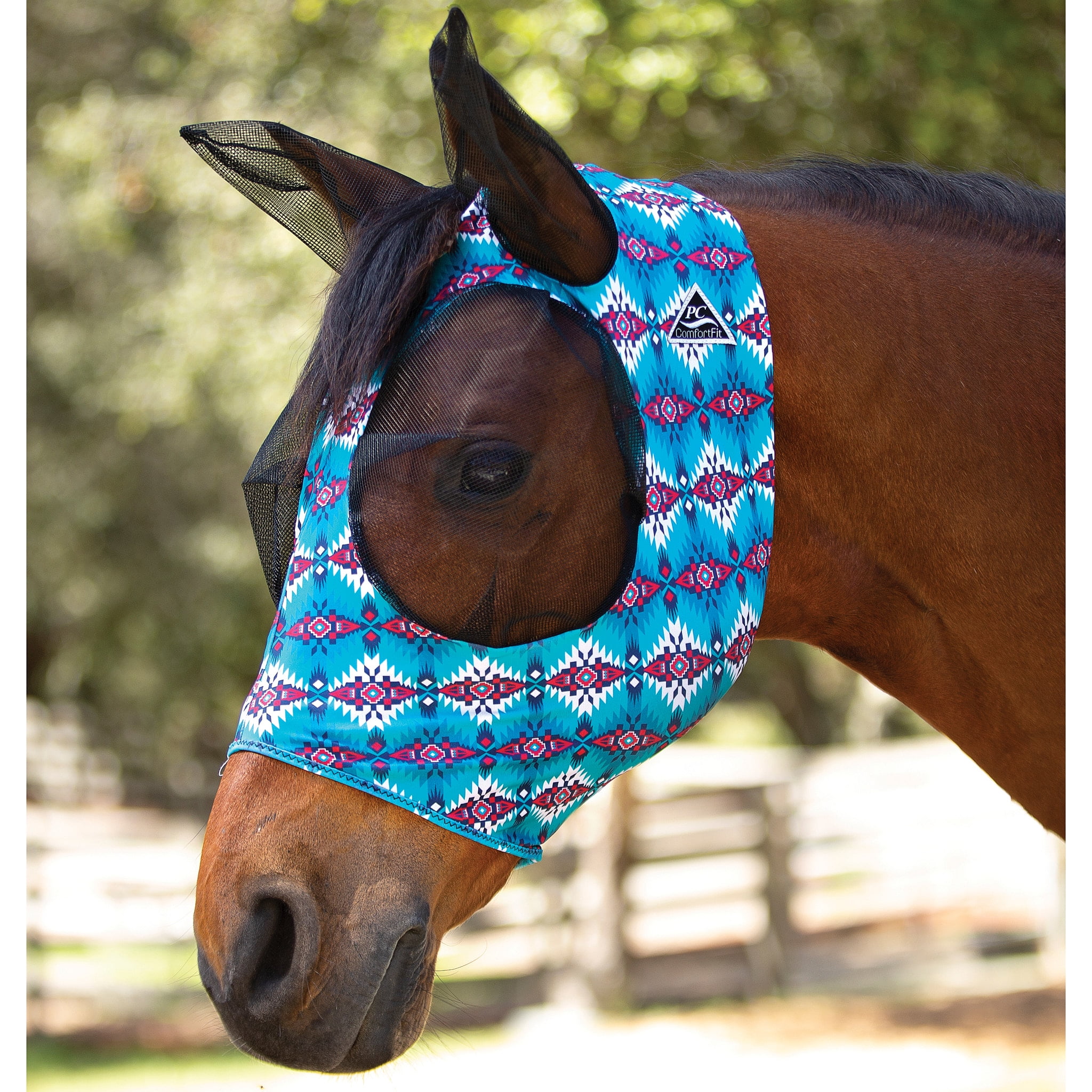 Professionals Choice Pattern Comfort Fit Fly Mask Taos COB - Walmart.com