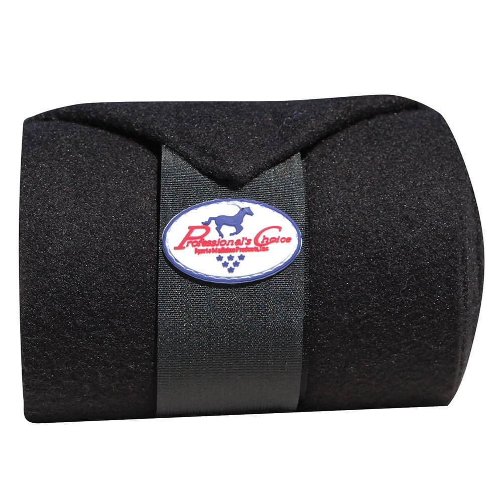 Professionals Choice Polo Wraps Solid 4 Pack Black OS - Walmart ...